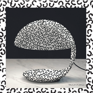 Martinelli Luce Cobra Lampada da Tavolo texture Paola Navone