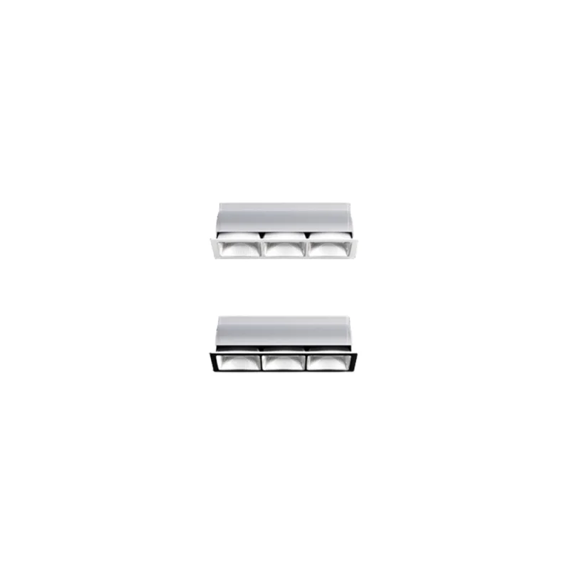 iGuzzini Crystal recessed LED spotlight with three spots | Diffusione Luce