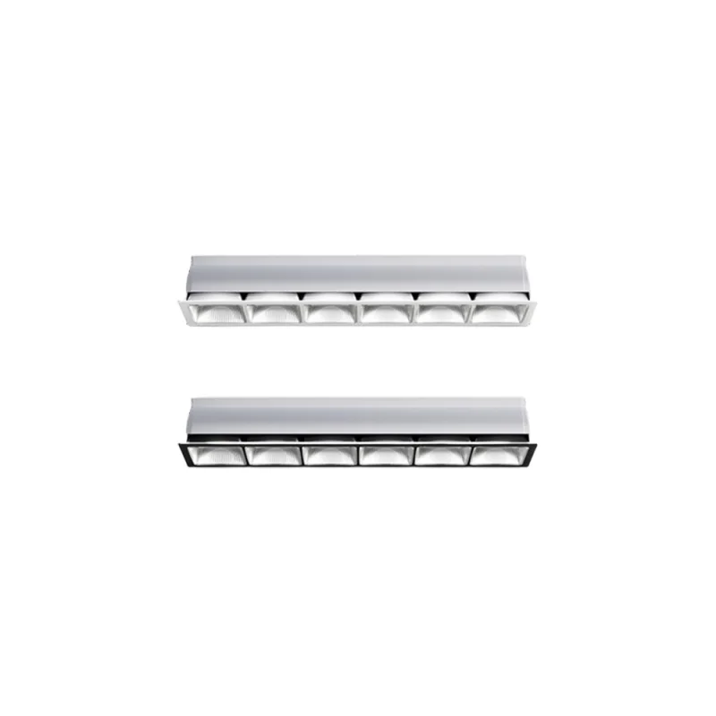 iGuzzini Crystal faretto da incasso led a sei spot dimmerabile