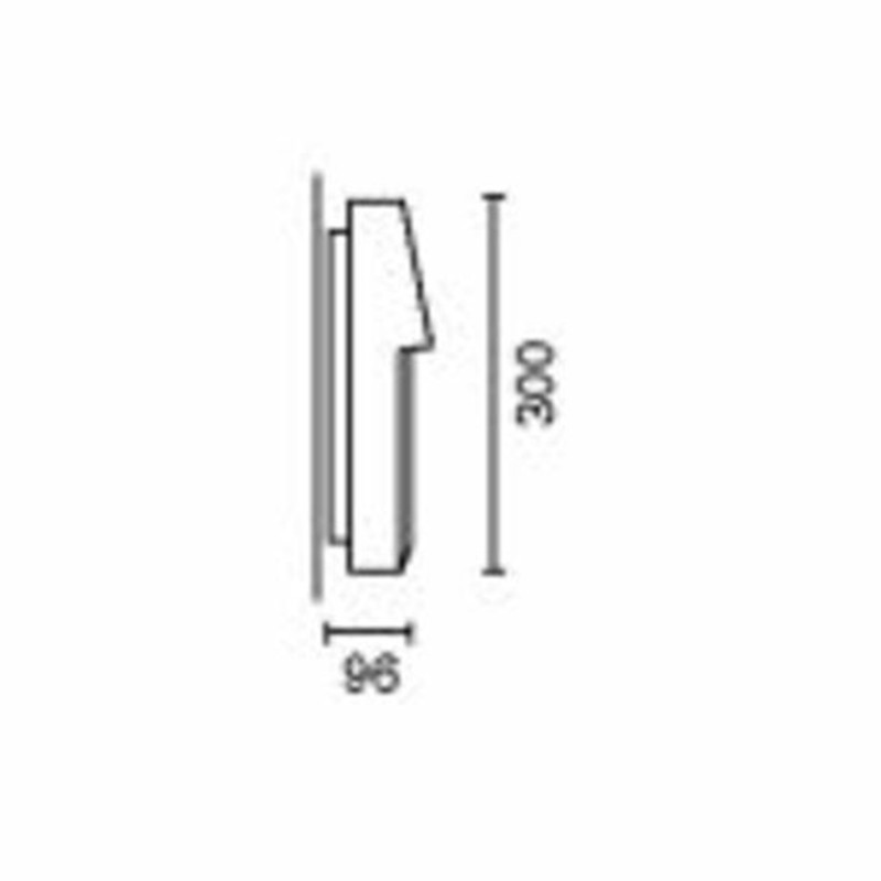 iGuzzini Comfort Lampada da Parete Wall washer per esterno