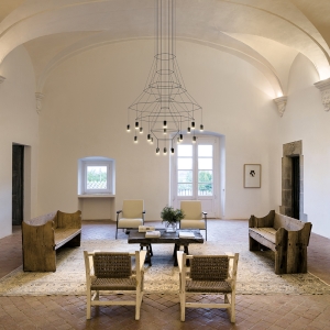 Vibia Wireflow Chandelier | Diffusione Luce