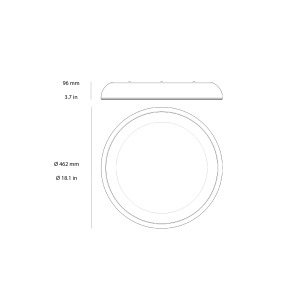 Stilnovo Reflexio led wall ceiling lamp | Diffusione Luce