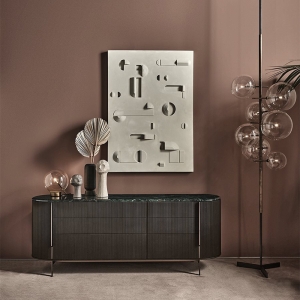 Gallotti&Radice Bolle Verticale floor-ceiling led lamp | Diffusione Luce