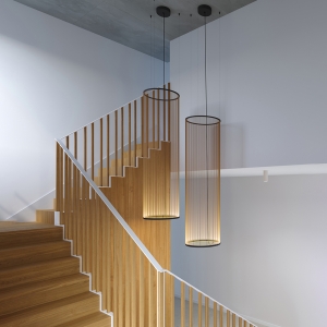 Vibia Array D55 cylindrical suspension lamp | Diffusione Luce