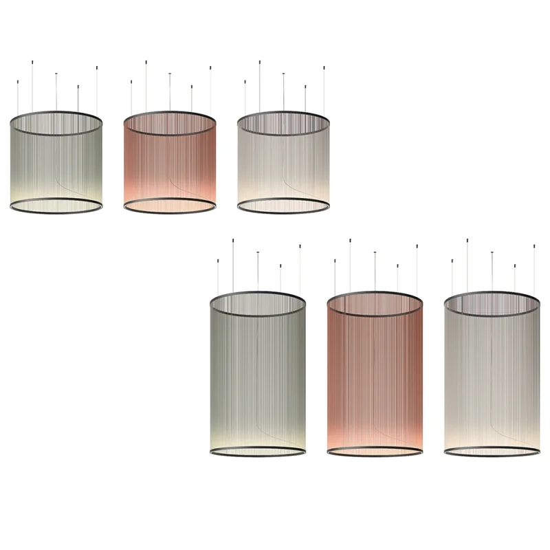 Vibia Array D124 cylindrical suspension lamp | Diffusione Luce