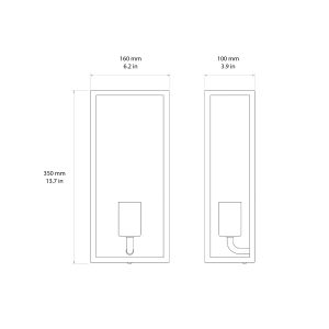 Astro Lighting Messina 160 II led wall lamp | Diffusione Luce