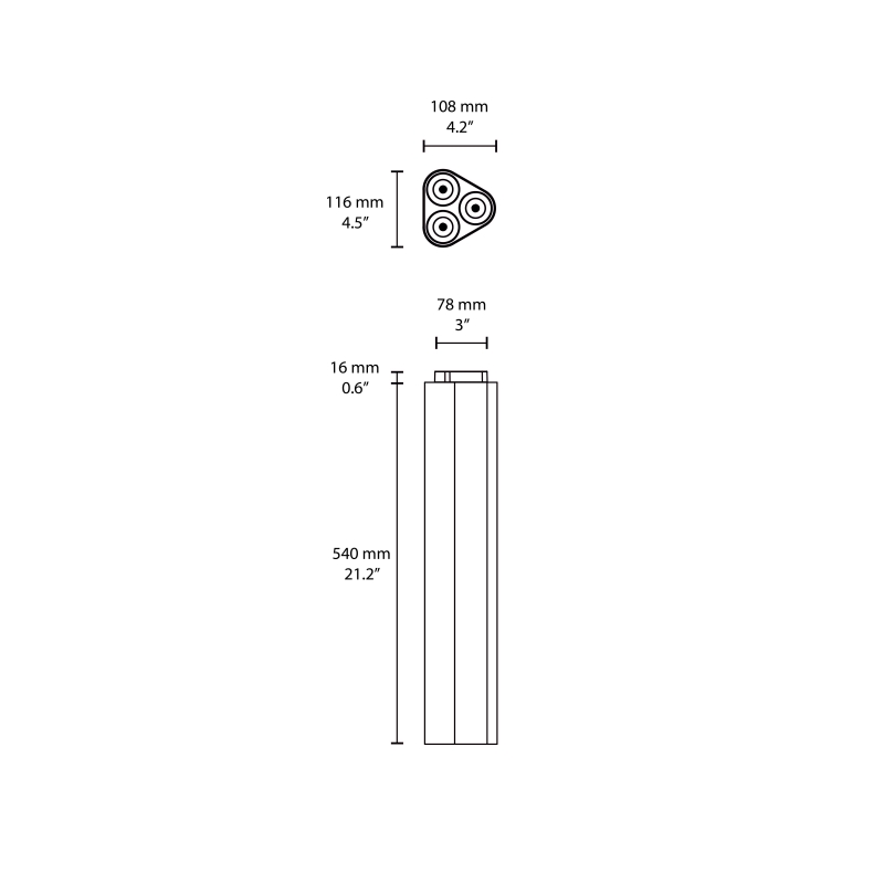 Flos Emi Ceiling Large H540 lamp