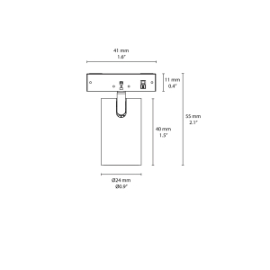 Flos The Micro Running Magnet Micro Spot spotlight