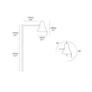 Rimsa Mec 103 table lamp with S5 base