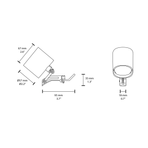 Flos Spot Module QR-CBC 51 for Light Cut Mini | Diffusione Luce