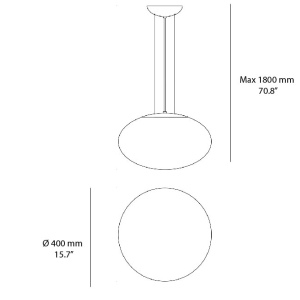 Astro Lighting Zeppo 400 suspension lamp | Diffusione Luce