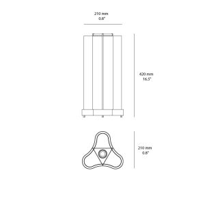 Nemo Lampe Cabanon lampada da tavolo | Diffusione Luce
