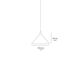 Martinelli Luce Cono suspension lamp | Diffusione Luce