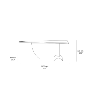 Memphis Brazil table | Diffusione Luce