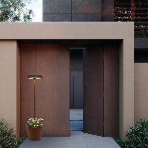 Zafferano Poldina Reverso Solar L RF floor lamp | Diffusione Luce