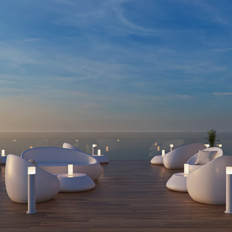 Beneito Faure TURA LED Floor Bollard for Outdoors IP65