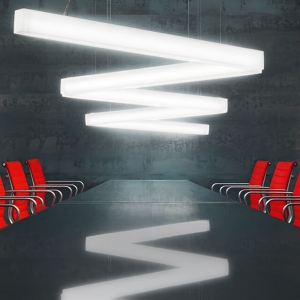 Esse-Ci Simple LED Rectangular Suspension | Diffusione Luce