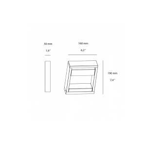 Logica Fos LED Wall Lamp with Adjustable Diffuser for Outdoor ...