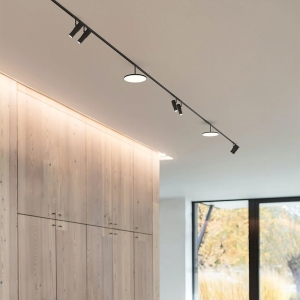 Flos ZERO TRACK Packs Find Me 1 Nero 2 Faretti + Binario 2 mt